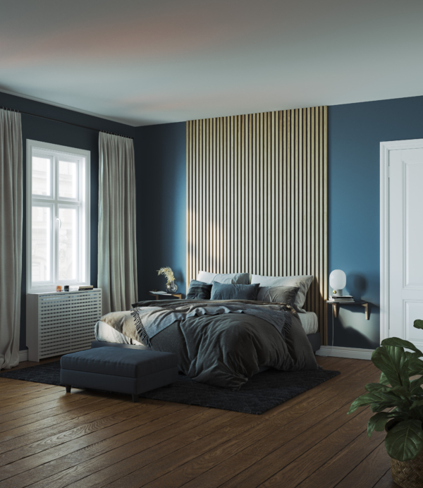 Akustikpanel Klassisk Ljus ek 12 ribbor - Lundbergs