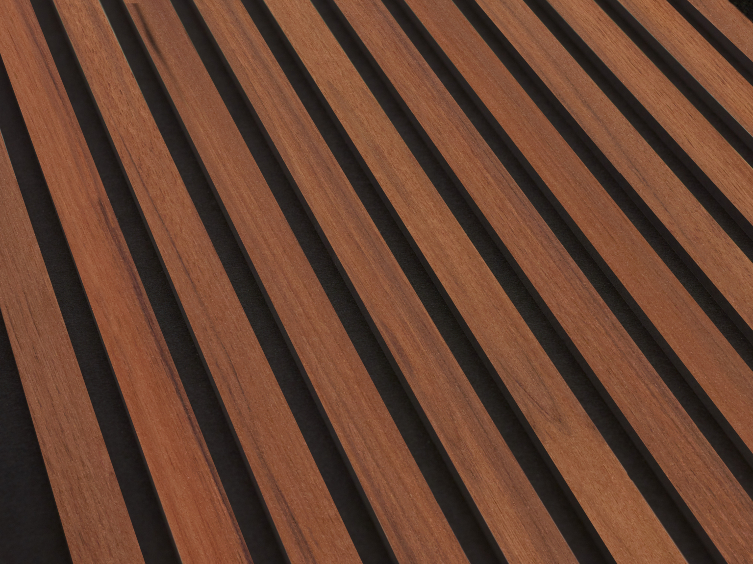 Akustikpanel Klassisk Valnöt 12 ribbor - Lundbergs