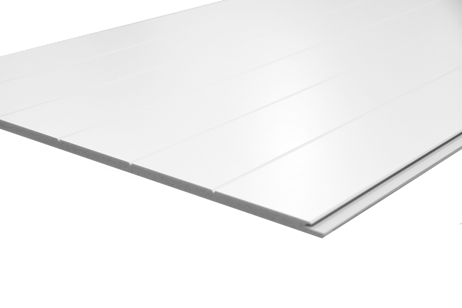 Panel V-fas vit 2390x620x6mm - Lundbergs