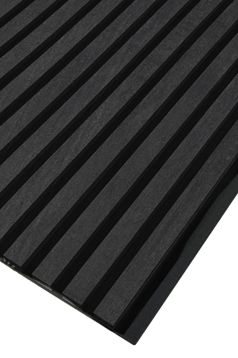 Akustikpanel Klassisk Svart ek 12 ribbor - Lundbergs