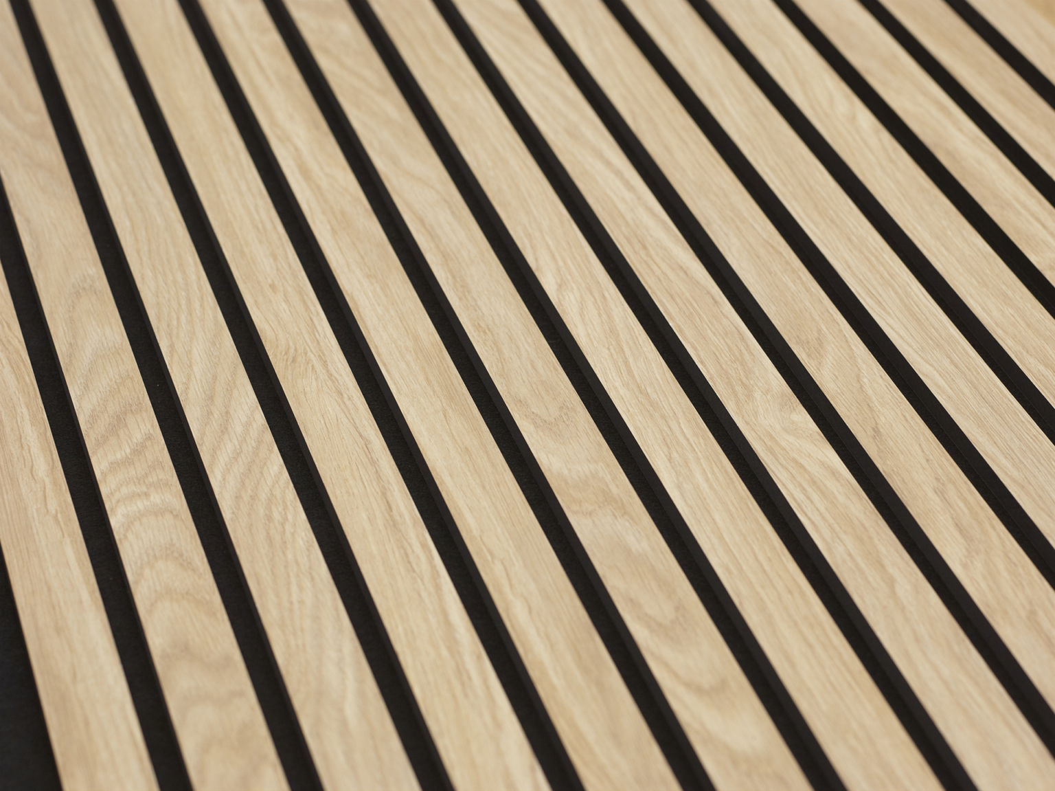 Akustikpanel Klassisk Svart ek 12 ribbor - Lundbergs