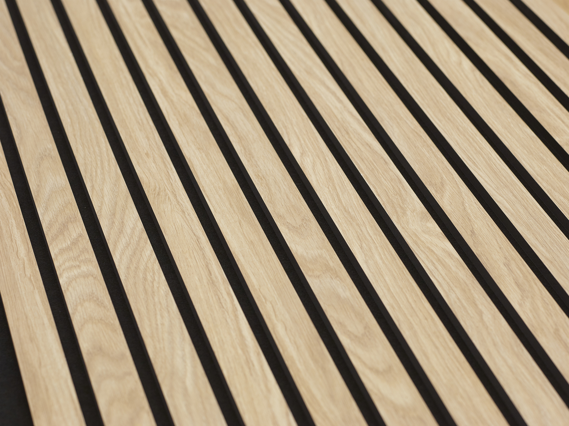 Akustikpanel Klassisk Svart ek 12 ribbor - Lundbergs