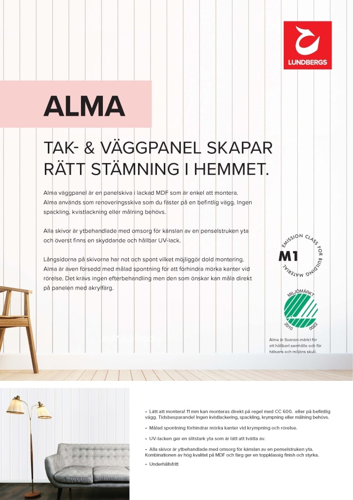 Panel Alma - Lundbergs