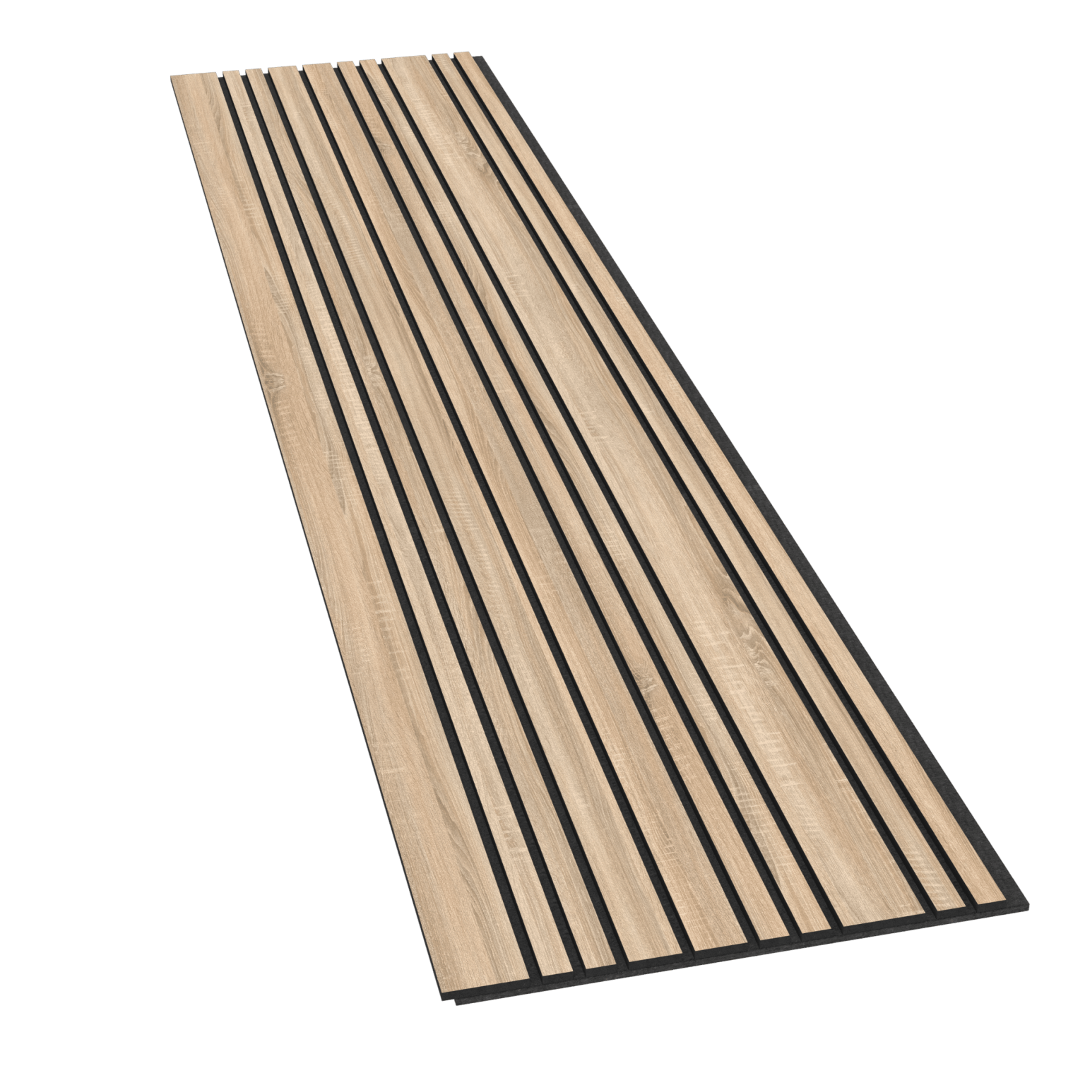 Akustikpanel Klassisk Barcode Ljus ek - Lundbergs