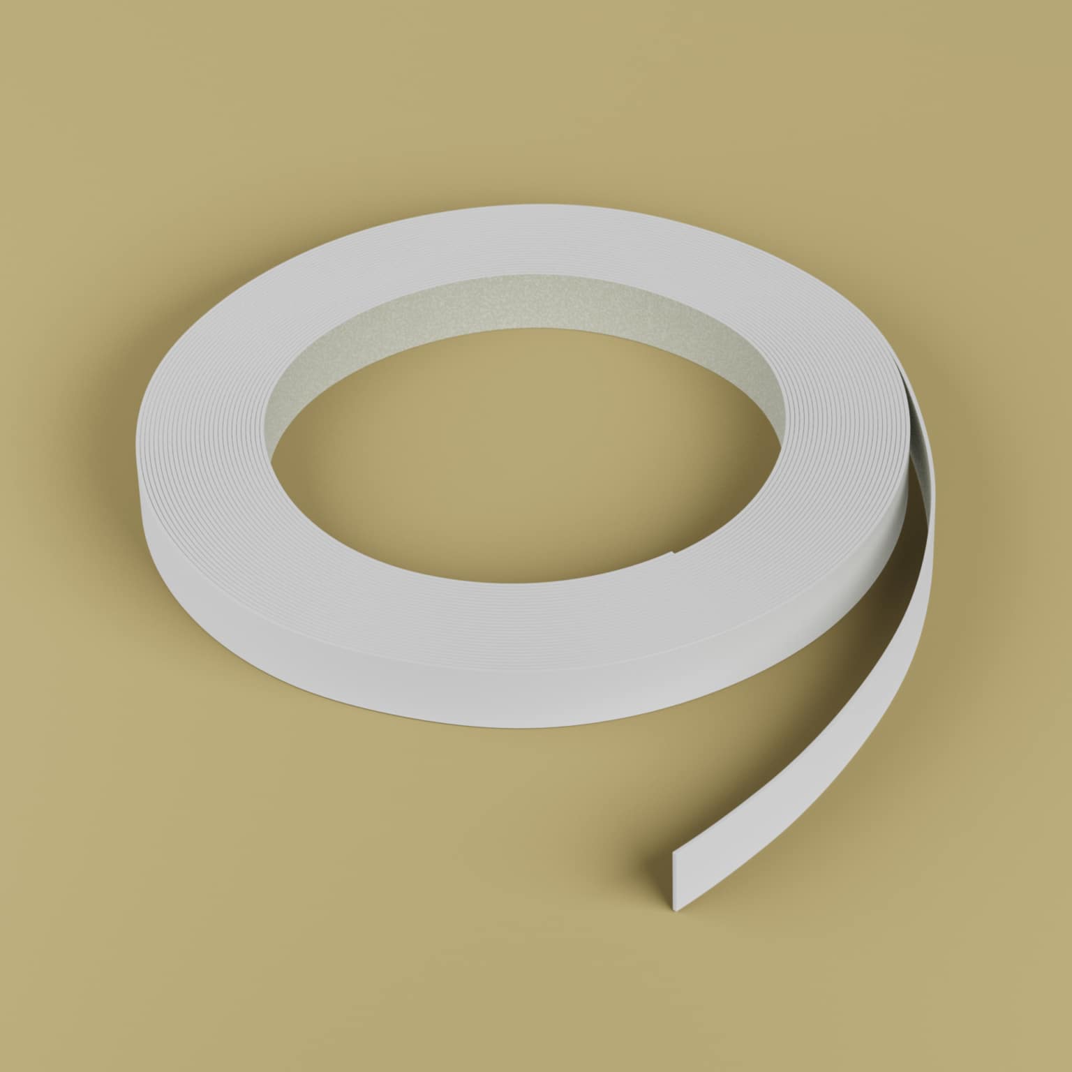 Kantlist vit 16mm / 5m - Lundbergs