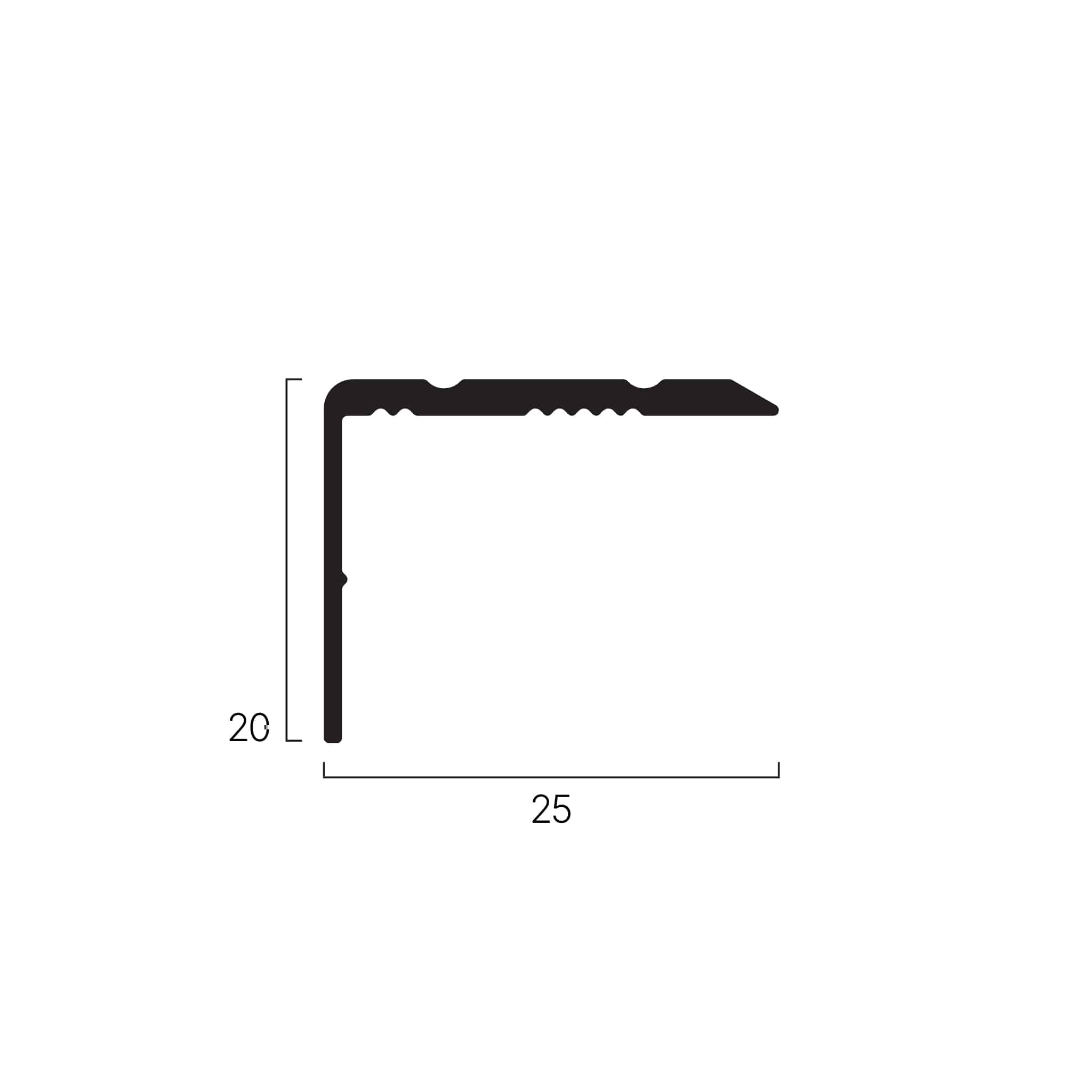 Trappnos Fix vitk ek 2000x25 - Lundbergs
